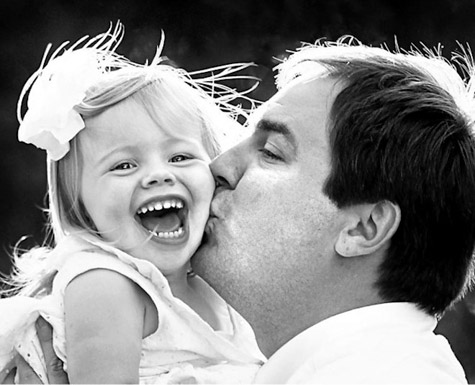 Những hình ảnh xúc động về tình cha con