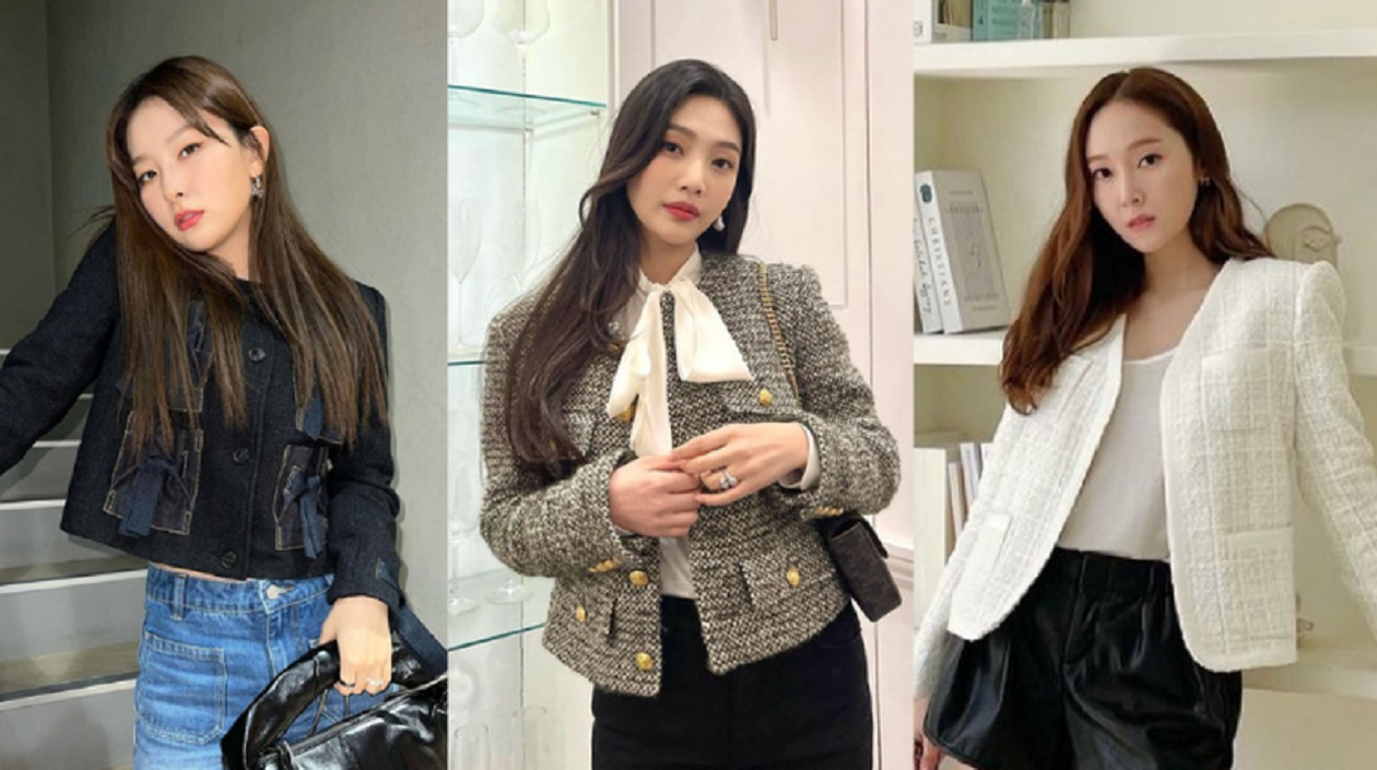 Dàn mỹ nhân Hàn gợi ý cách diện áo dạ tweed chuẩn sang xịn, đơn giản ...