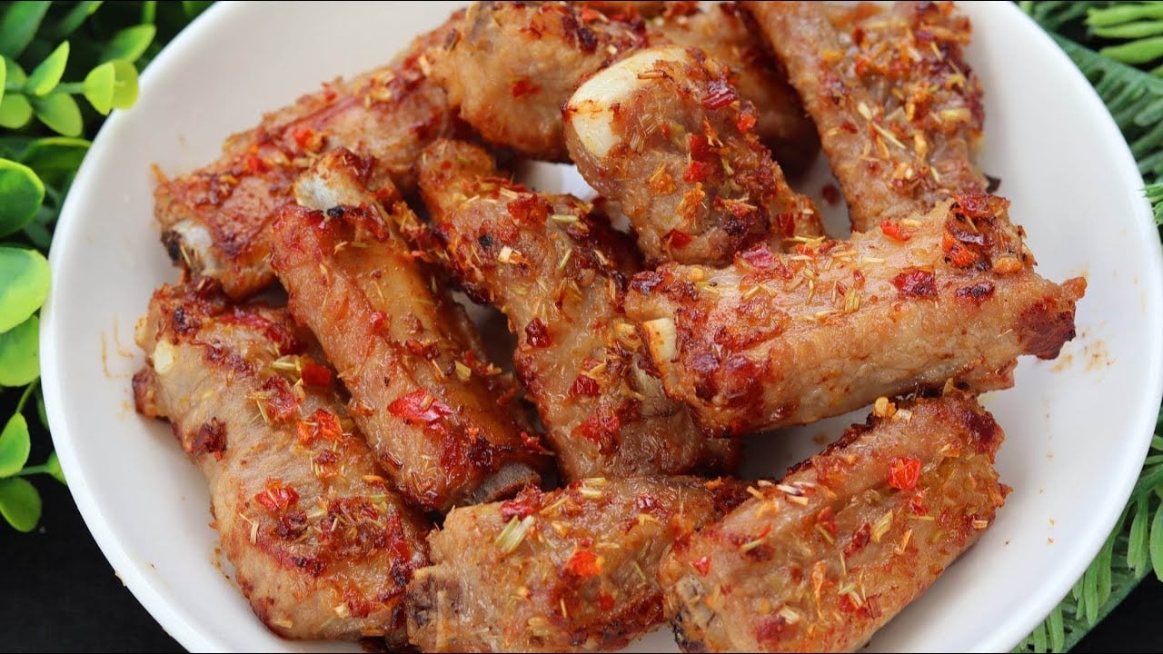 Cách làm sườn xào sả ớt ngon