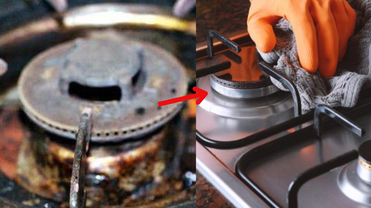 Những cách làm sạch bếp gas không còn rỉ sét sáng bóng như mới rất đơn ...