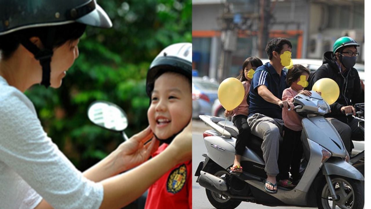 Người dân đi xe máy có đội mũ bảo hiểm xe máy nhưng quên làm điều này ...
