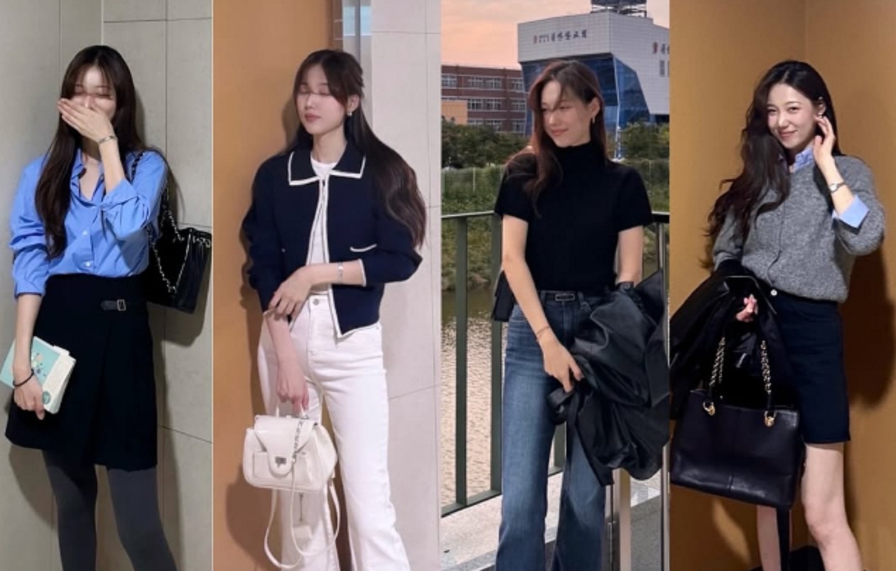 Học nàng blogger xứ Hàn mix đồ tối giản thành siêu sang chảnh