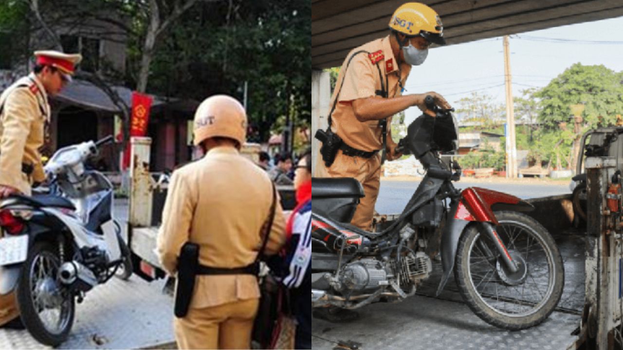 Chú ý từ nay người đi xe máy không đủ điều kiện này sẽ bị CSGT tạm giữ hoặc tịch thu xe