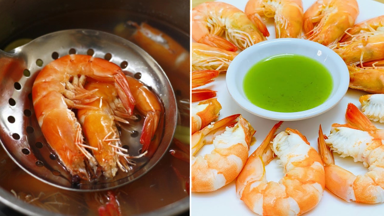 Luộc tôm thêm loại lá này, tôm vừa thơm, thịt chắc ngọt, vừa lên màu đỏ au