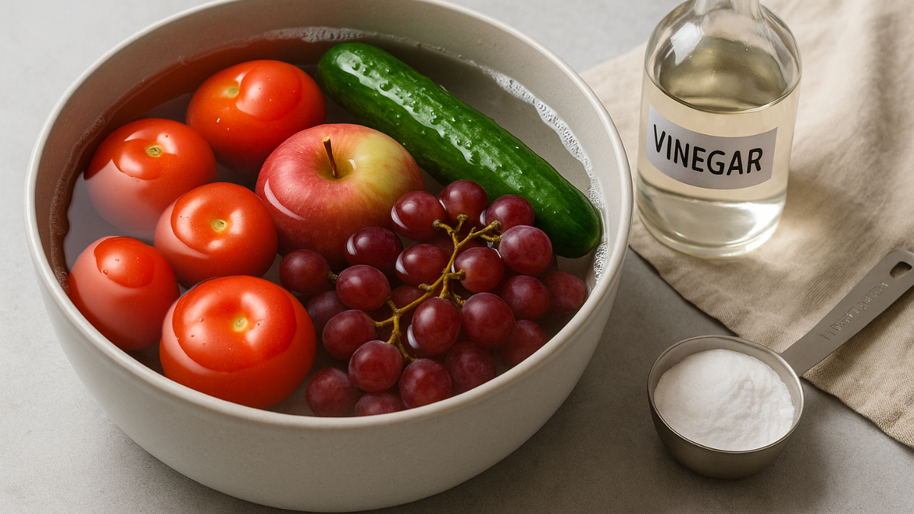 Rửa rau củ quả đúng cách để sạch thuốc trừ sâu: Bác bỏ lầm tưởng, chọn ...