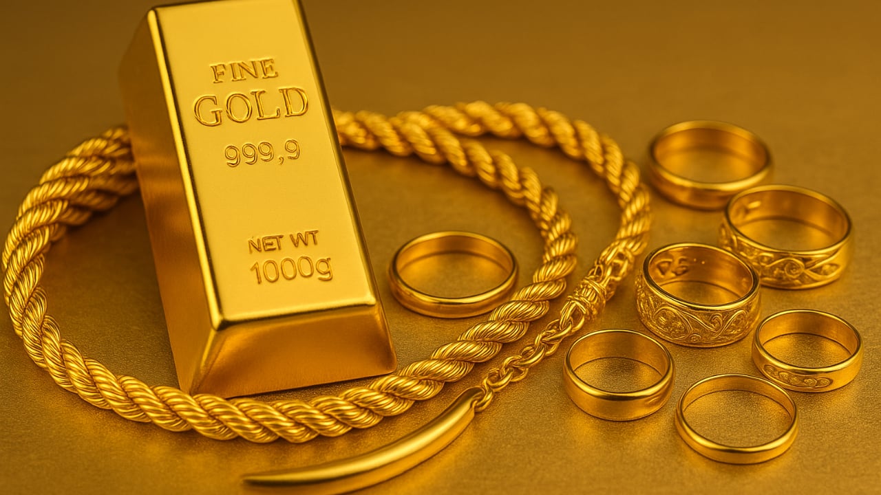 Bảng giá vàng 9999 24K 18K SJC ACB DOJI PNJ hôm nay 20/10/2025