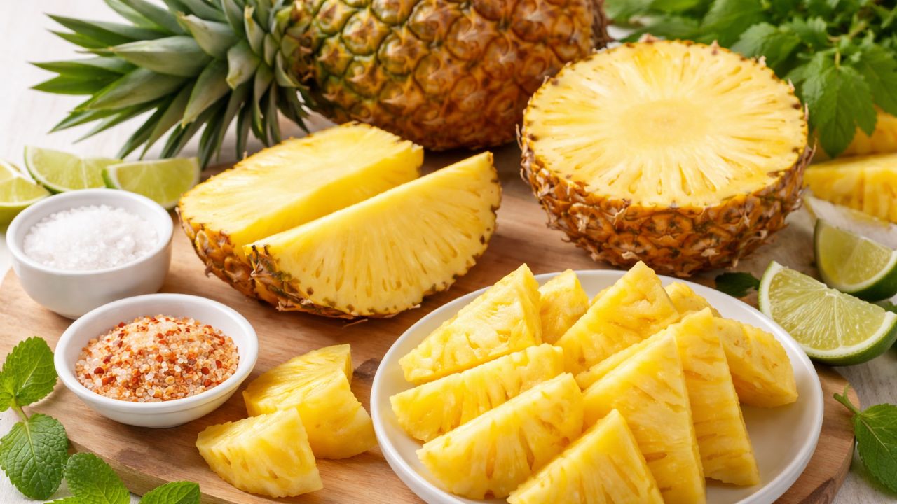 Dứa chín vàng hấp dẫn nhưng nhiều người sợ rát lưỡi: Mách bạn mẹo ăn ...