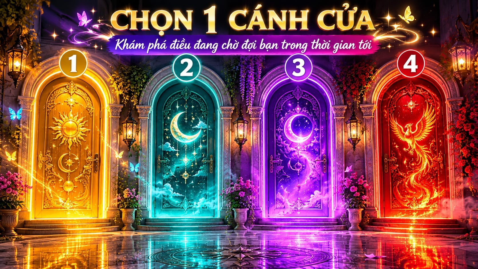 Quiz: Chọn một cánh cửa bạn muốn bước vào nhất để khám phá điều đang ...