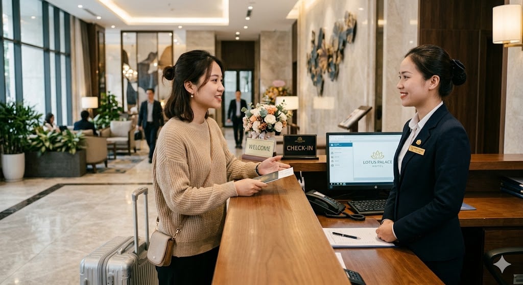 Nhận phòng khách sạn hãy nói nhỏ 3 câu này với lễ tân: Bạn sẽ được ...